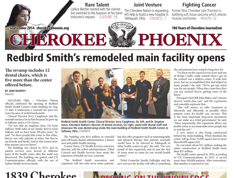 Cherokee Phoenix – Chandler Kidd